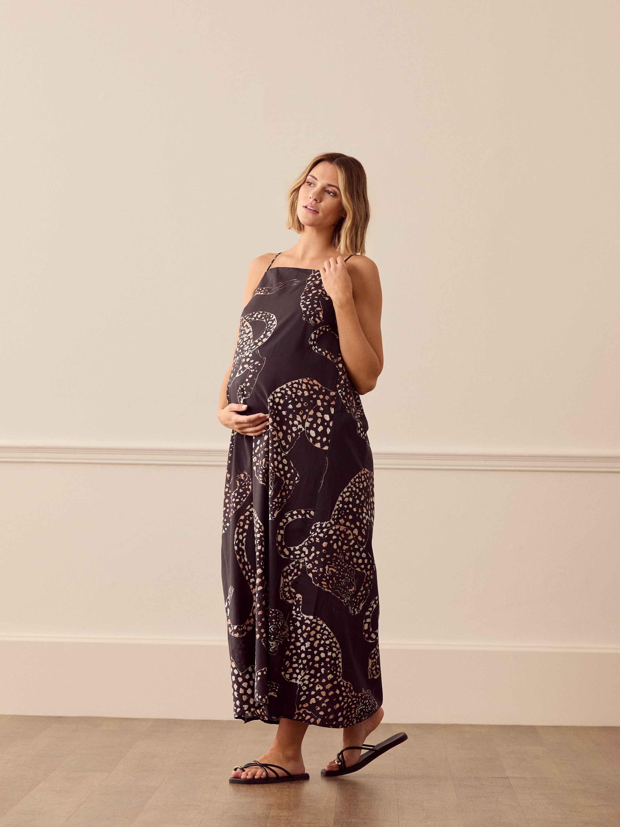 Square Neck Nightie - Navy – For The Creators