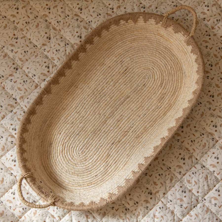 Avery Row Maize Baby Changing Basket | Natural Nursery Essential | For ...