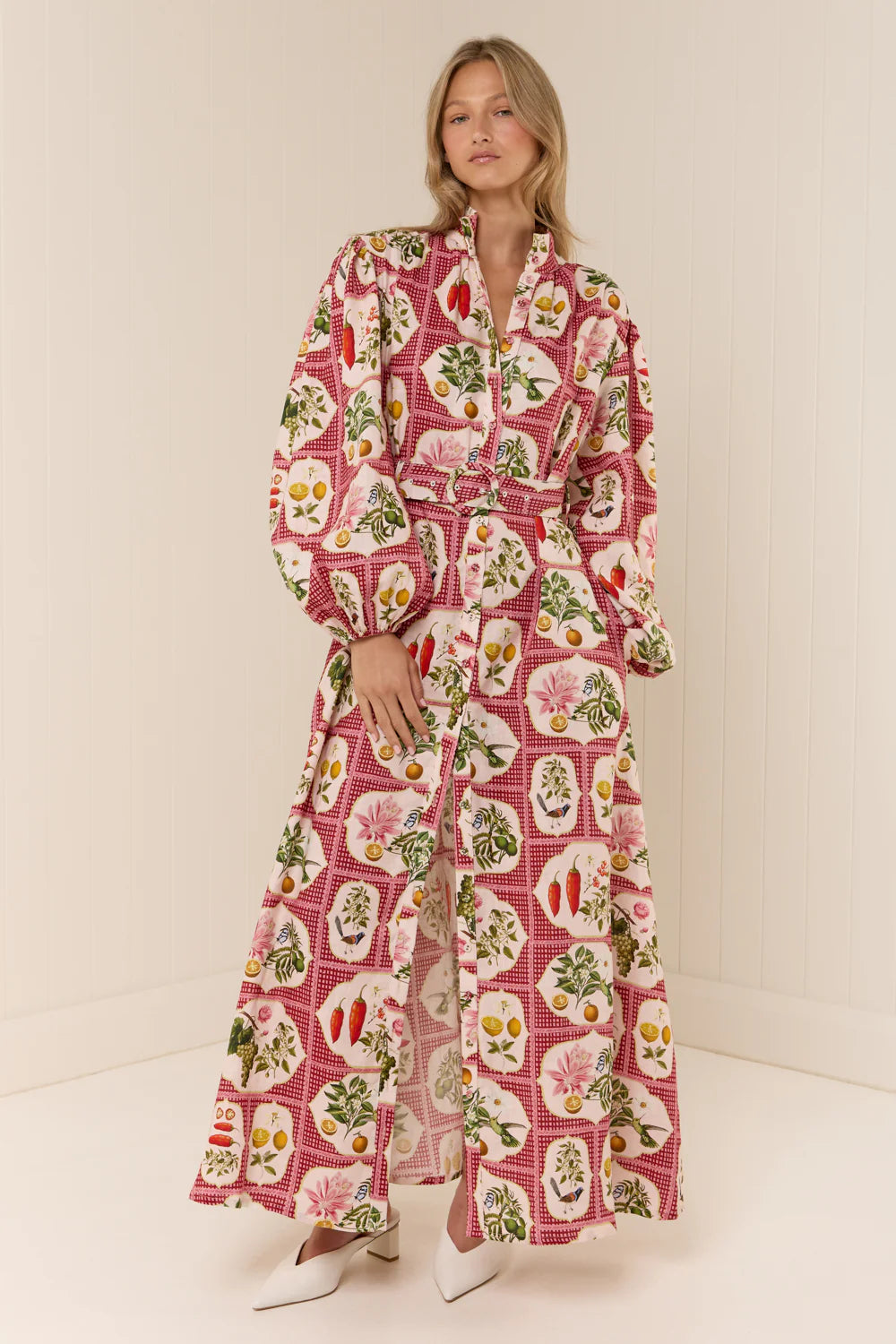 Noddy Dress in Pink Citrus Tile | Palm Noosa | For The Creators