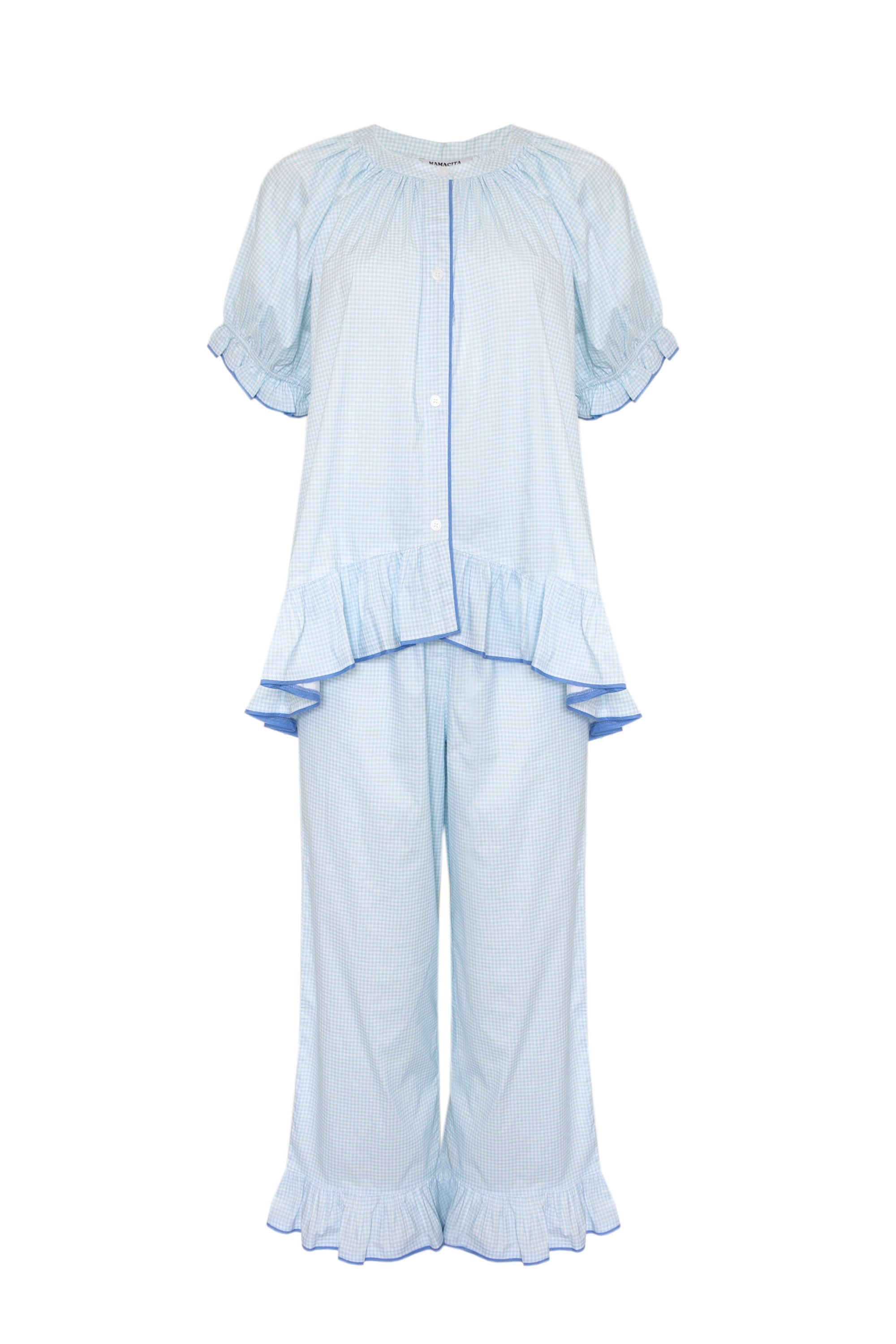 Sky Bonnie Ruffle Sleep Set – For The Creators